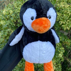 Tux the Penguin 16" Weighted Cuddly Plush Toy Autism ADHD Anxiety - Etsy
