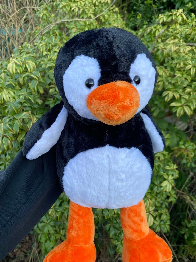 Tux the Penguin 16" Weighted Cuddly Plush Toy Autism ADHD Anxiety - Etsy