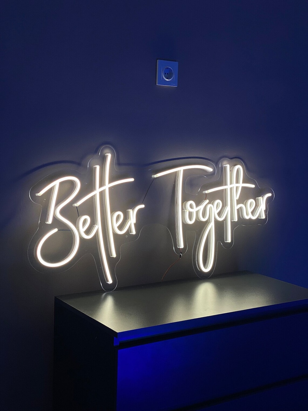 Better Together LED Neon Sign - Neon Sign Wedding Neon Sign Wedding ...