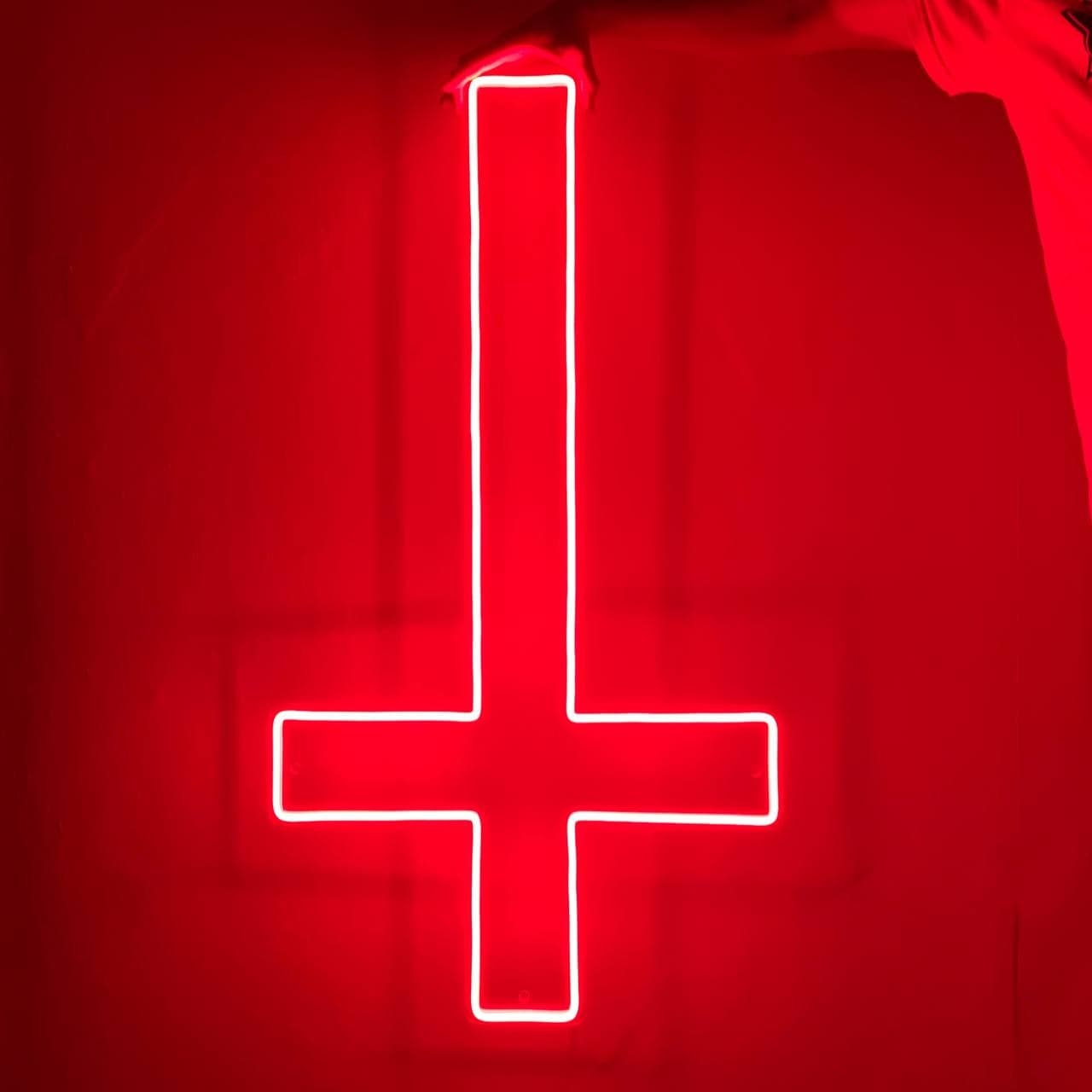 Cross LED Neon Sign Light Room Interior Design Neon Sign - Etsy