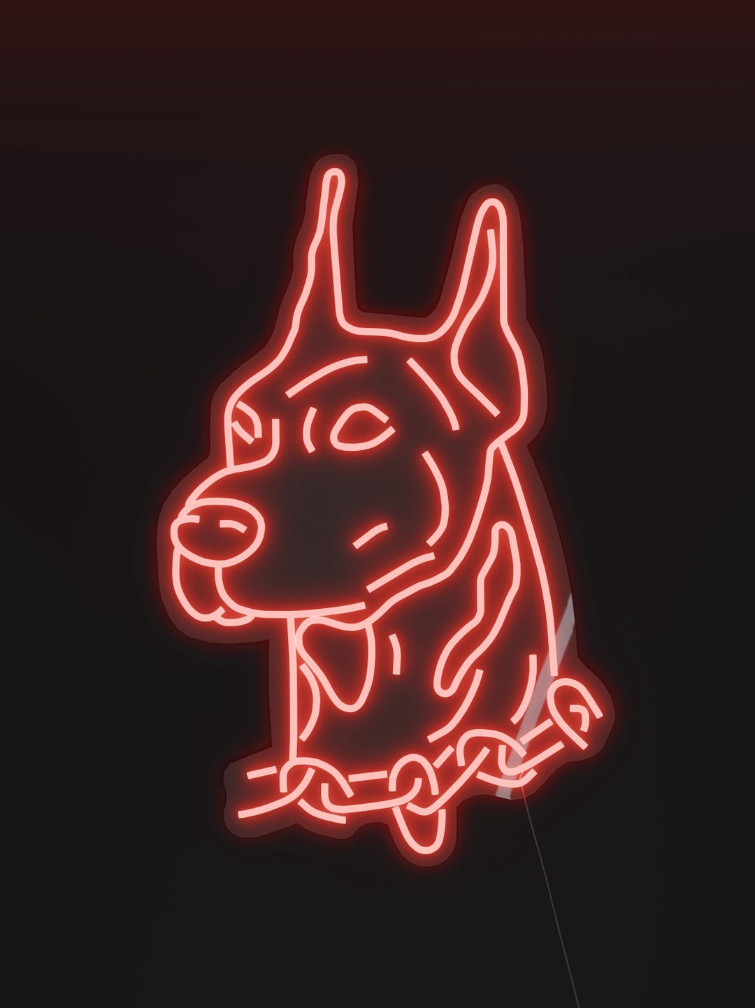 Doberman LED Neon Sign - Custom Neon Sign, Party Sign, Atmosphere Light ...