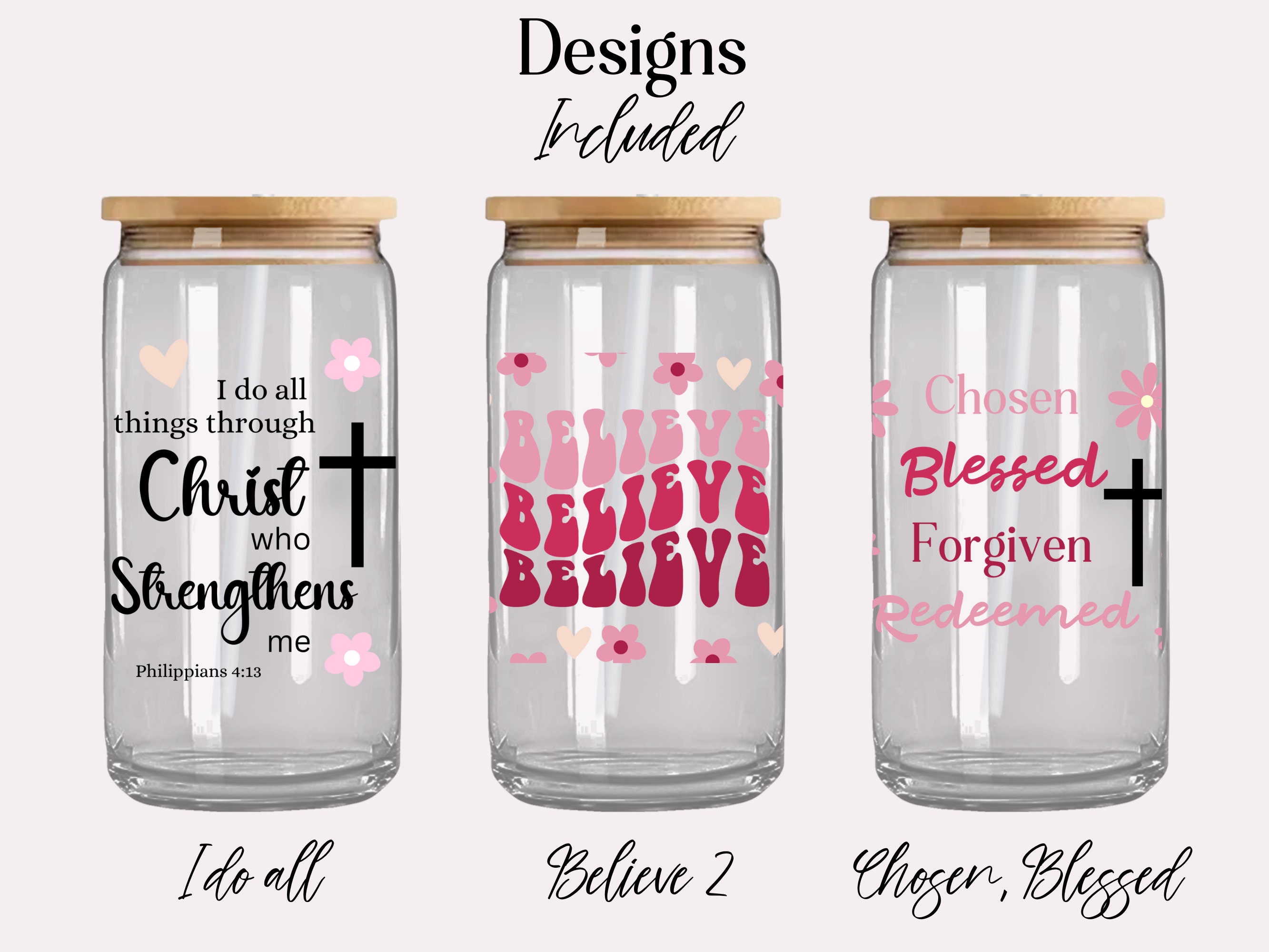 Christian Glass Can Svg Bundle, Libbey Glass Bundle, Libbey Svg Bundle ...