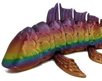 3D Printed Articulated Koi Fish - Etsy