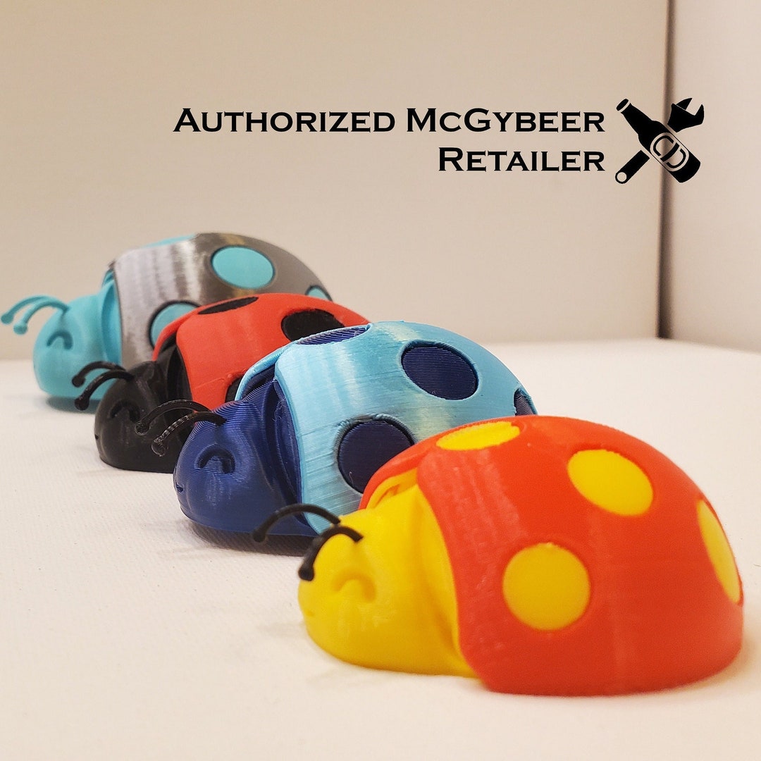 3D Printed Articulated Ladybug - Choose Your Own Colors! - Etsy