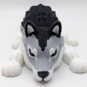 Wolf - 3D Printed, Articulated, Multi-colored! - Etsy