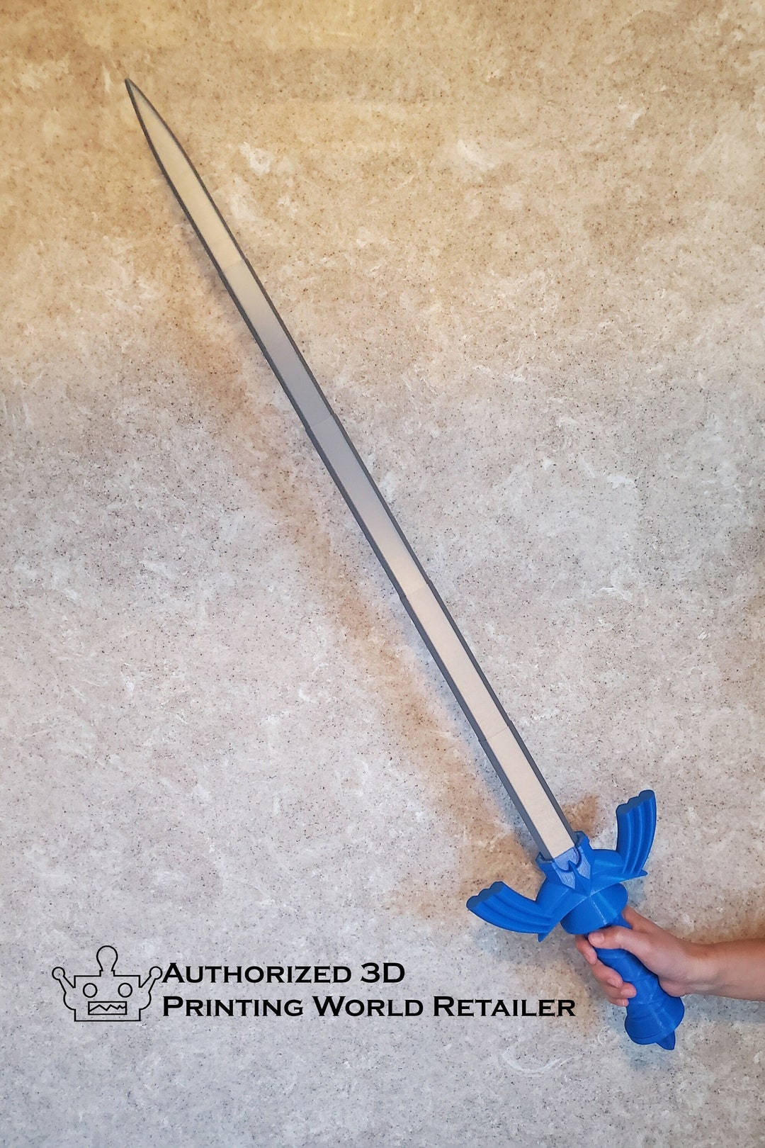 Master Sword 3D Printed Retractable Replica - Etsy Sweden
