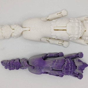 Wolf - 3D Printed, Articulated, Customizable Colors! - Etsy