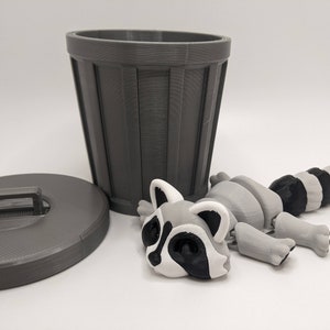 Raccoon - 3D Printed, Articulated, Multi-colored! - Etsy