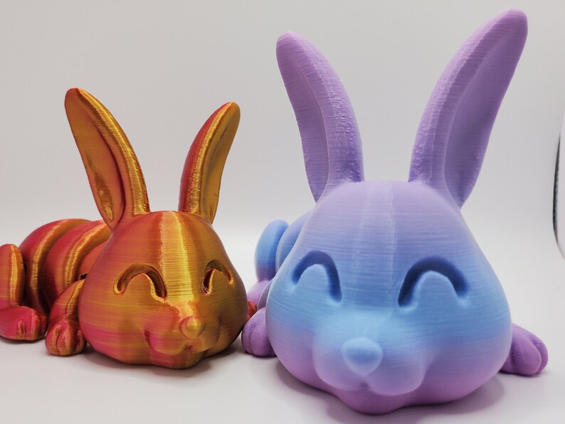 3D Printed Articulated Bunny Rabbit - Etsy