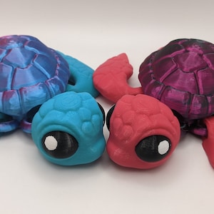 Sea Turtle - 3D Printed, Articulated Fidget Toy - Etsy