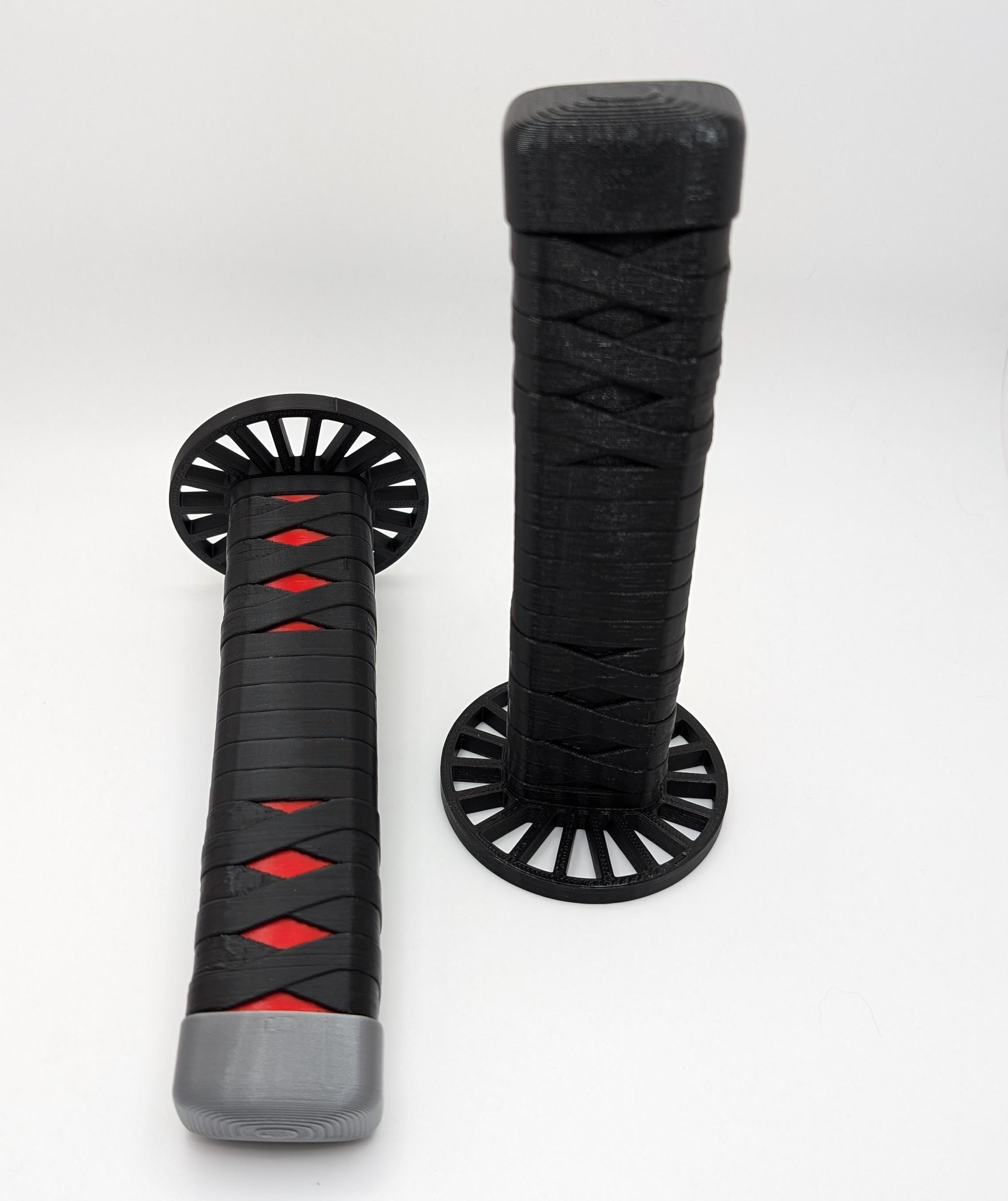 3D Printed Collapsible Katana - Customizable Colors, Replaceable Blade ...