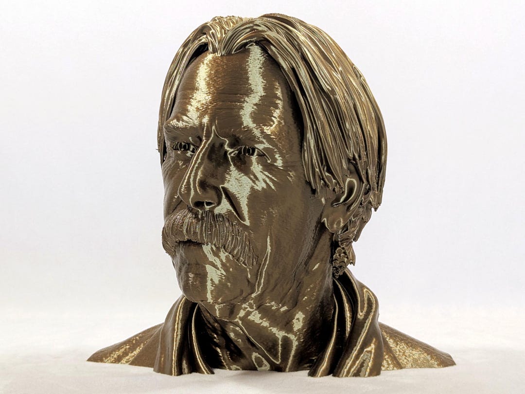 3D Printed Sam Elliott Bust - Cinema Fan Hat or Headphone Stand - Etsy