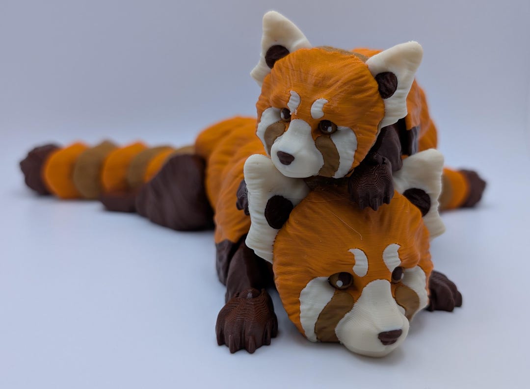 Red Panda - 3D Printed, Articulated, Multi-colored! - Etsy