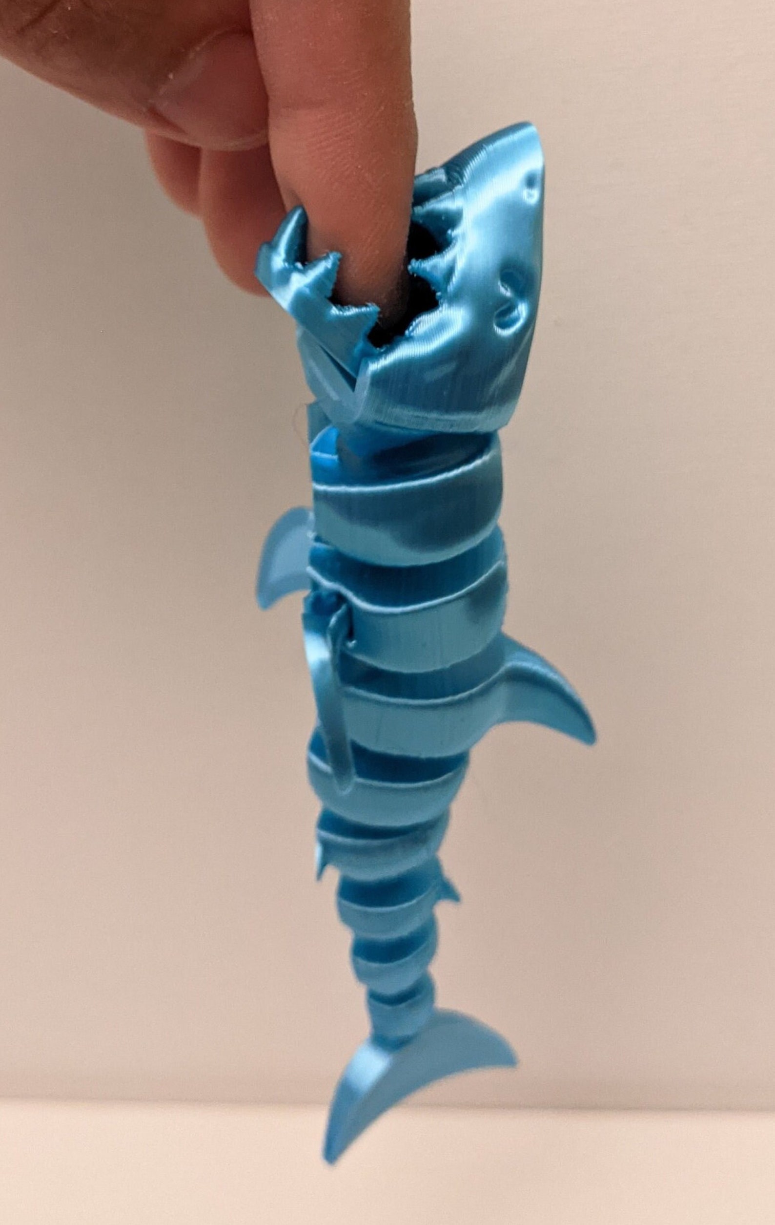 3D Printed Articulated Shark - Etsy