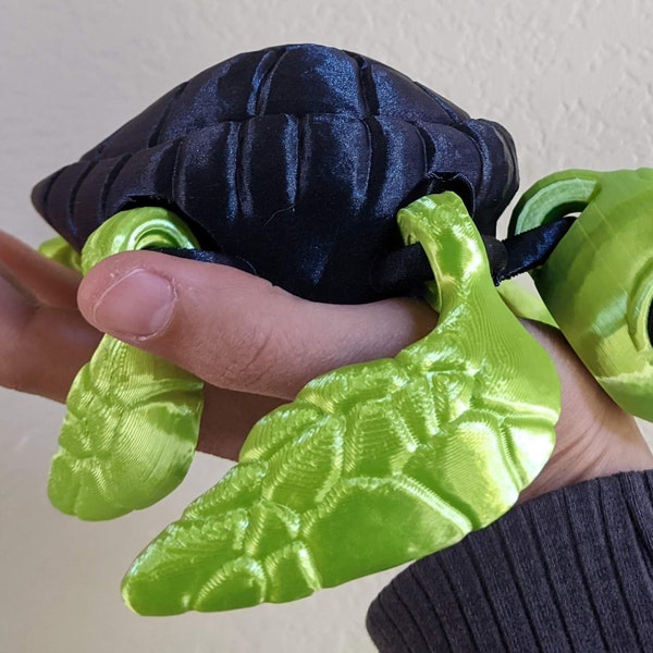 3d Printed Turtle Articulated - Etsy