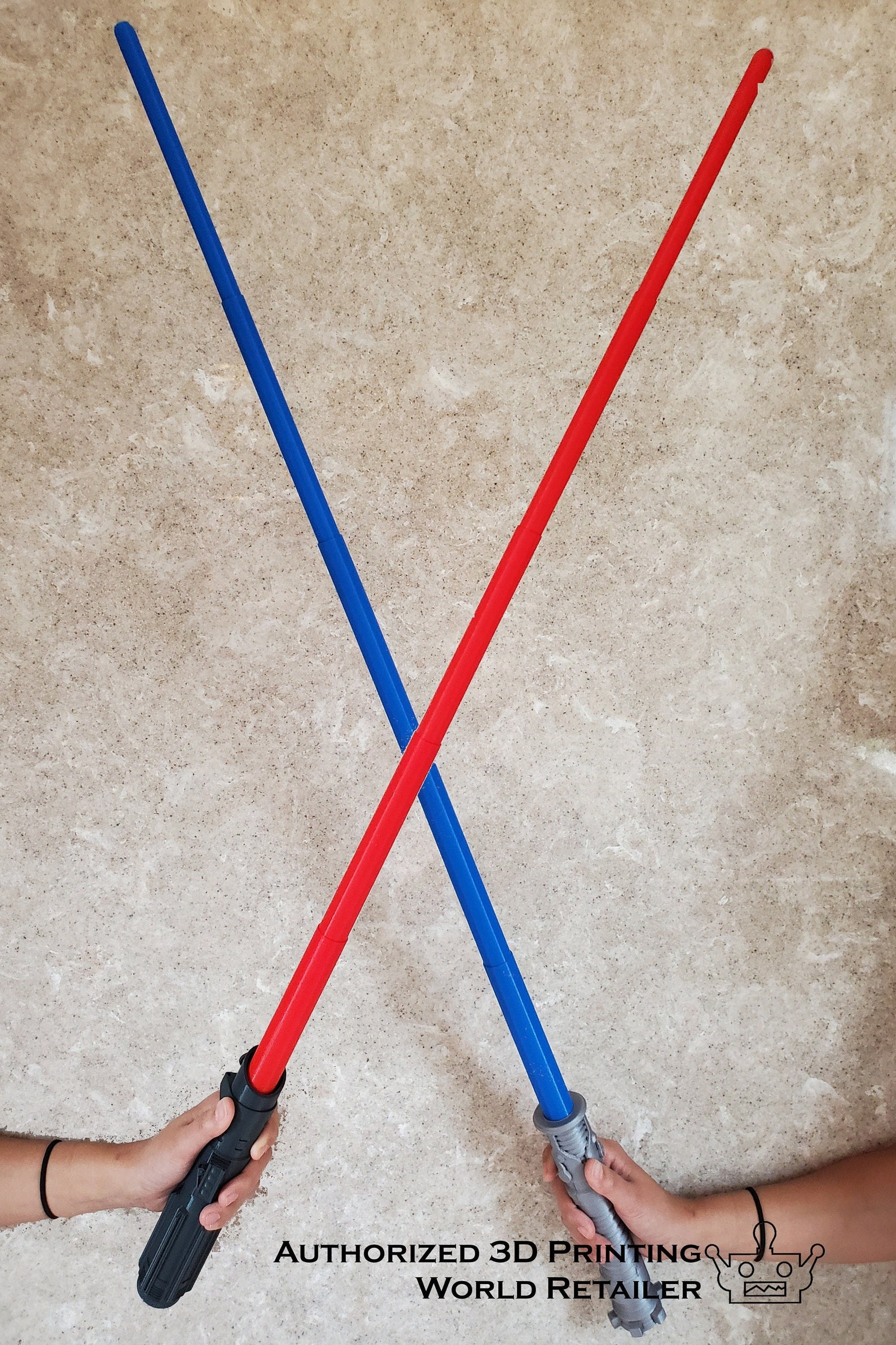 3D Printed Lightsabers Retractable and Customizable - Etsy