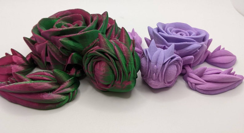 Rose Turtle roseurtle 3D Printed Articulated - Etsy