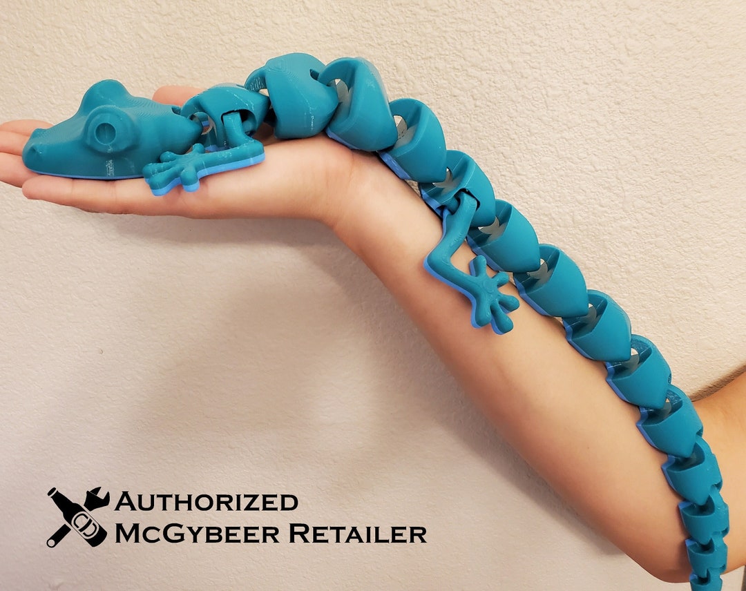 3D Printed Articulated Gecko Lizard - Etsy