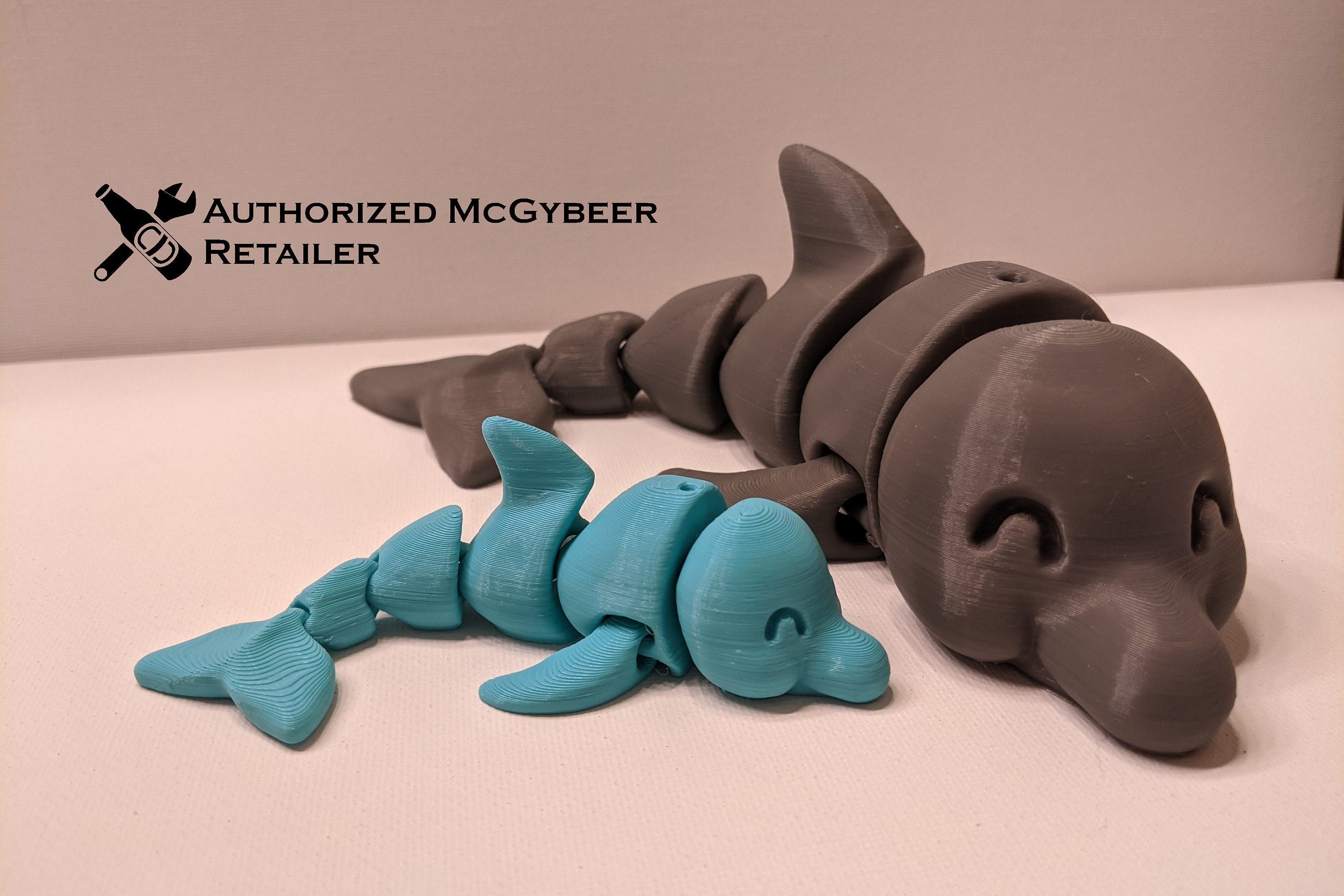 3D Printed Articulated Dolphin - Etsy