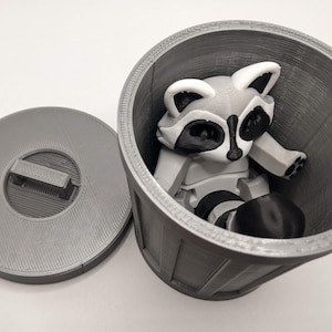 Raccoon - 3D Printed, Articulated, Multi-colored! - Etsy