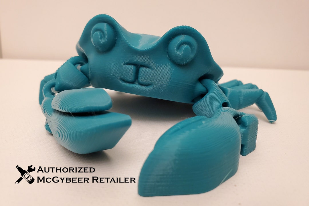 3D Printed Articulated Crab - Etsy