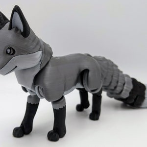 Fox 3D Printed, Articulated, Multi-colored - Etsy