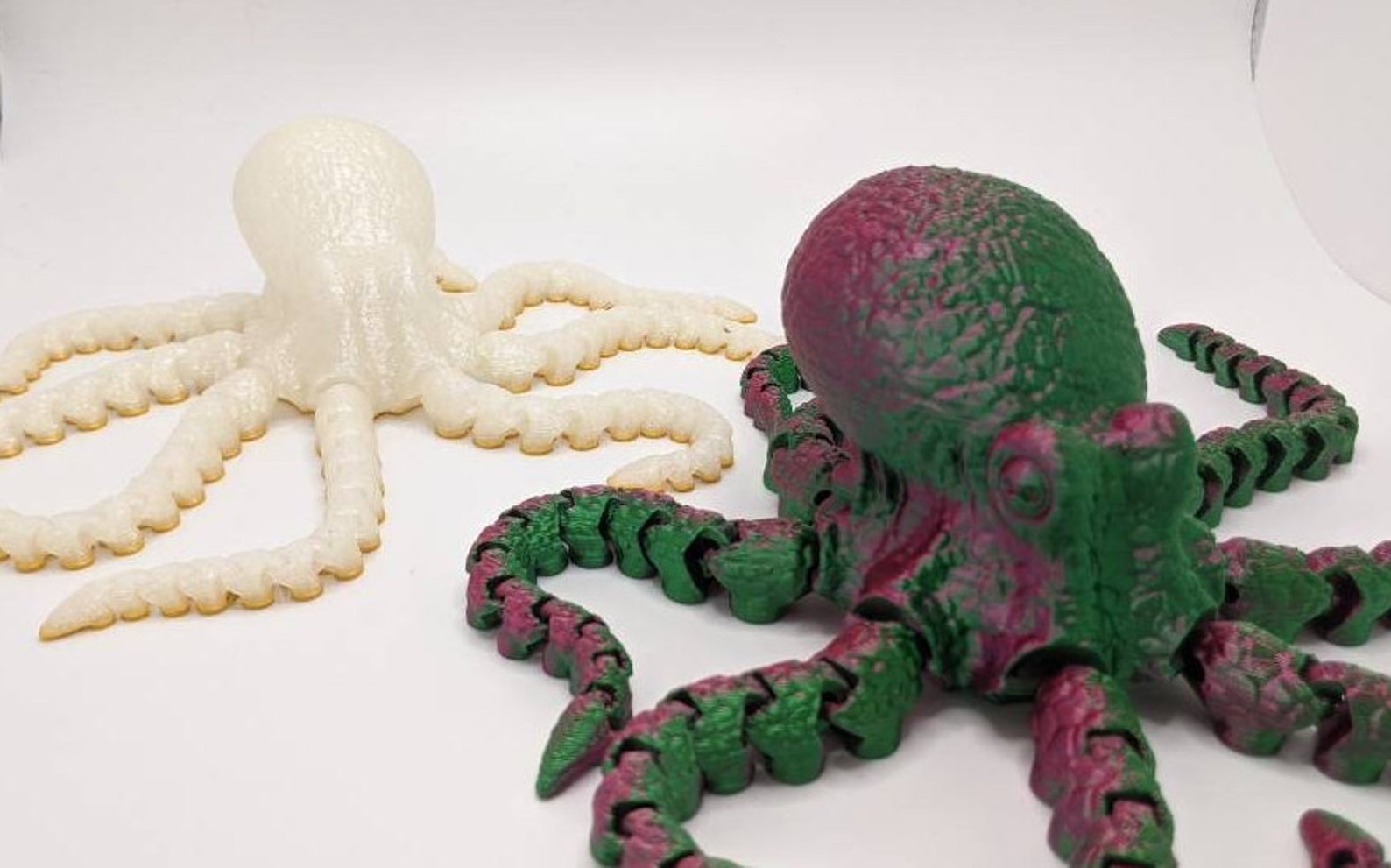 Lifelike Articulated Octopus 3D Printed With Customizable - Etsy