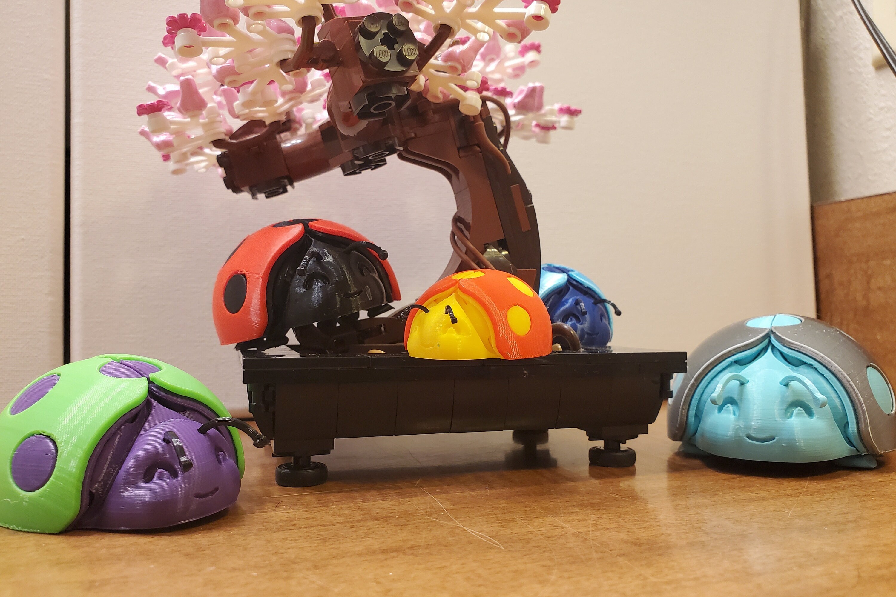 3D Printed Articulated Ladybug - Choose Your Own Colors! - Etsy