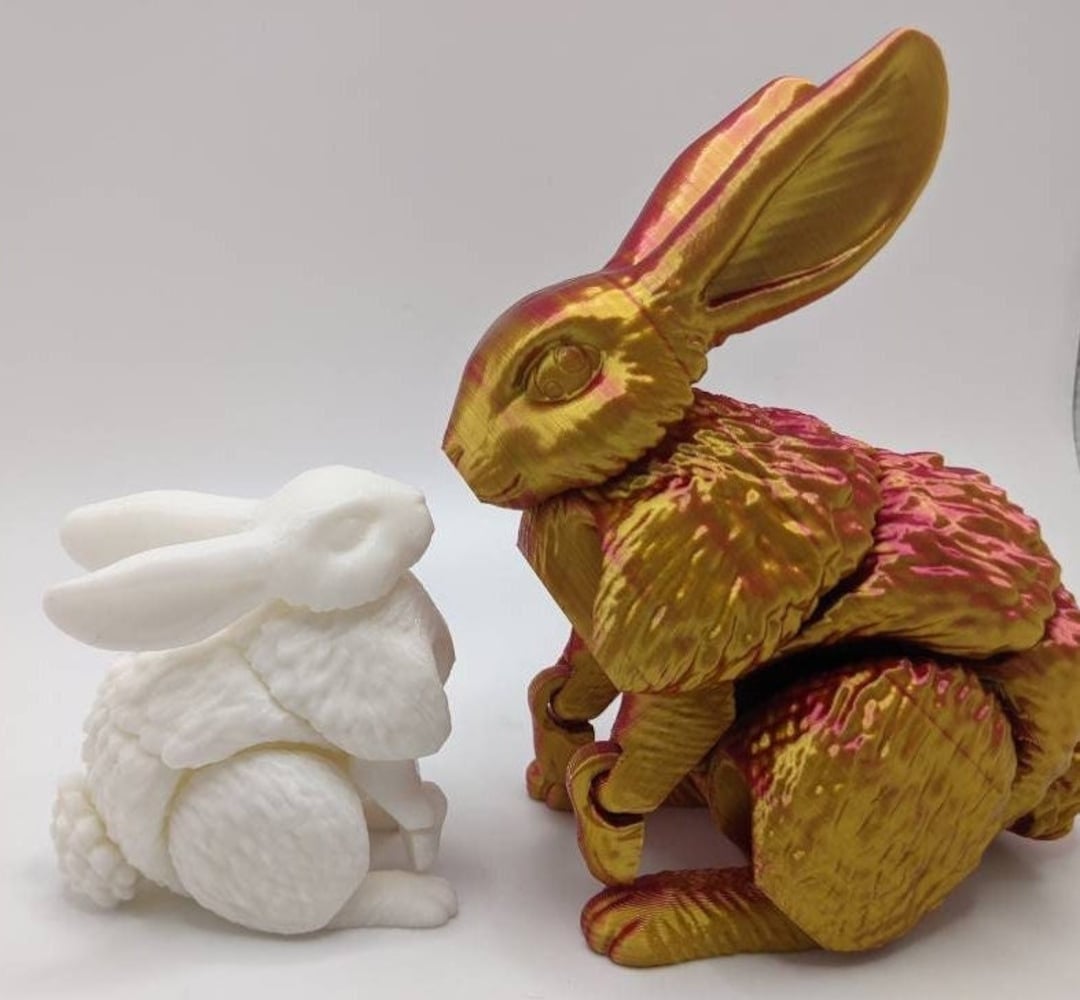 3D Printed Easter Bunny Rabbit - Customizable, Made to Order ...