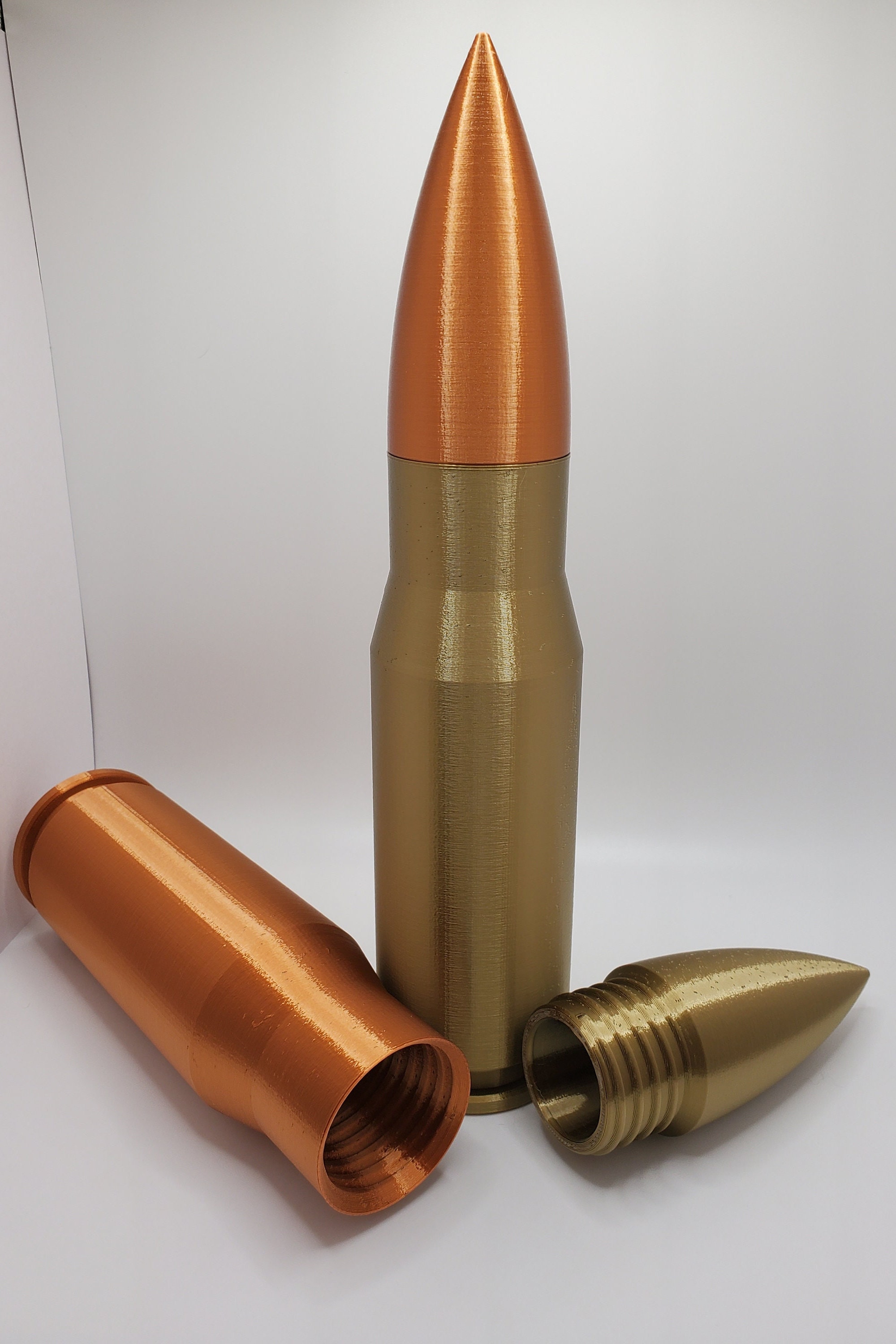 3D Printed Bullet Container Choose Your Own Colors - Etsy Australia