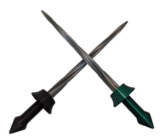 3D Printed Collapsible Drill Sword - Customizable Colors - Etsy