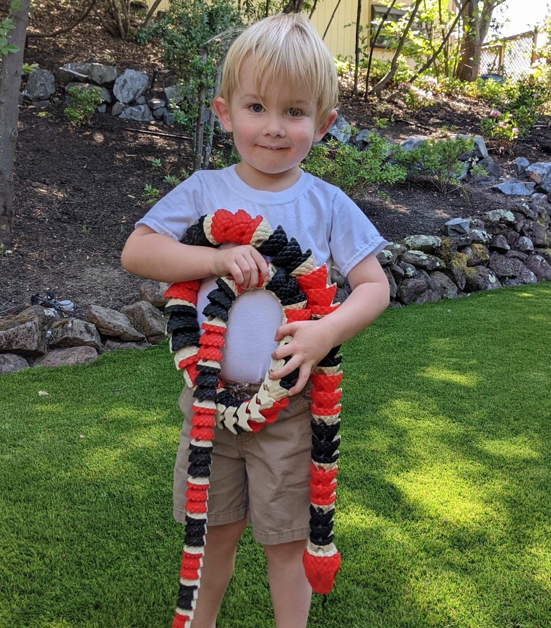 GIANT 3D Printed King Snake: 6-foot Multicolor Lifelike Model - Etsy