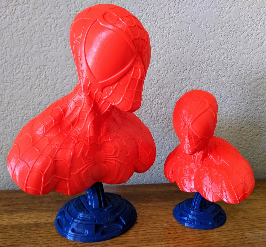 3d Printed Spiderman Bust - Etsy