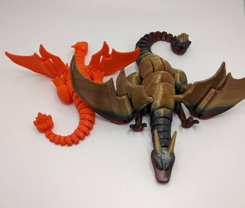 3D Printed Charizard Articulated Fidget Toy - Etsy