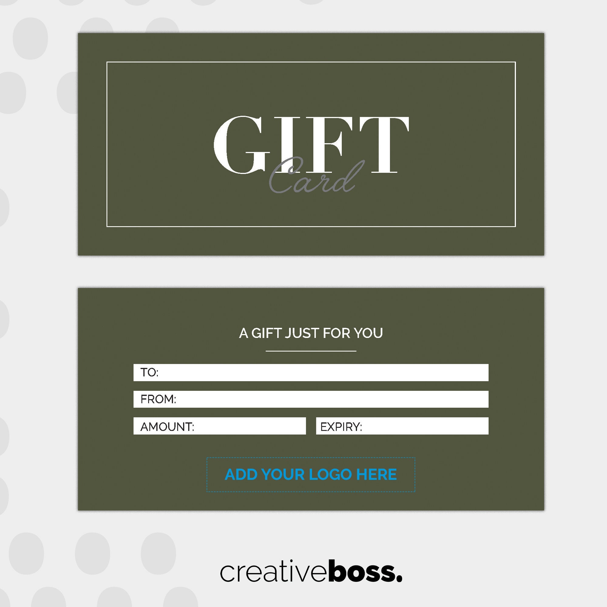 Printable Gift Voucher / Downloadable Custom Gift Certificate Template ...