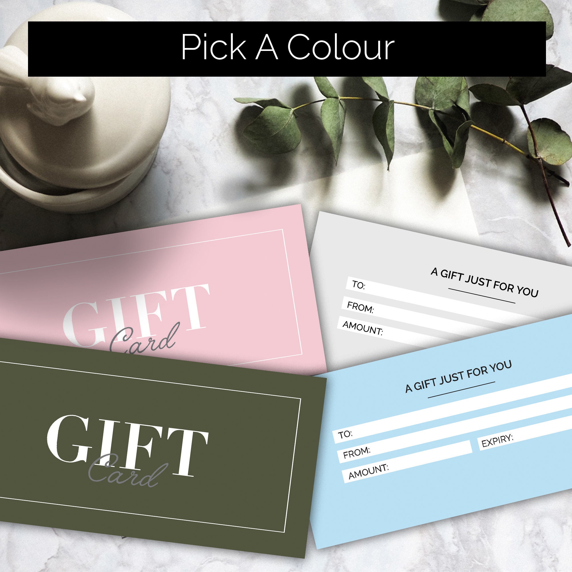 Printable Gift Voucher / Downloadable Custom Gift Certificate Template ...