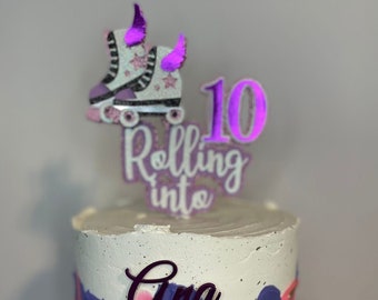 Rolling Cake Topper - Etsy