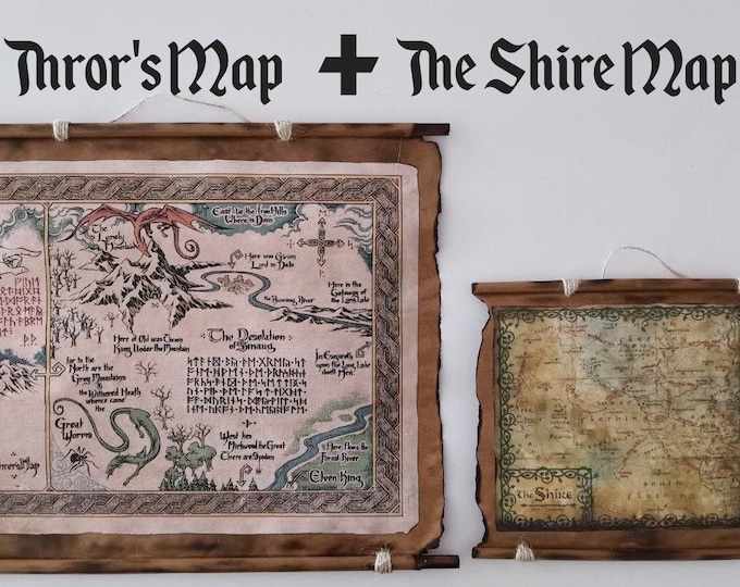 Hyboria Map and Conan the Barbarian Scroll Poster, the Namedian ...