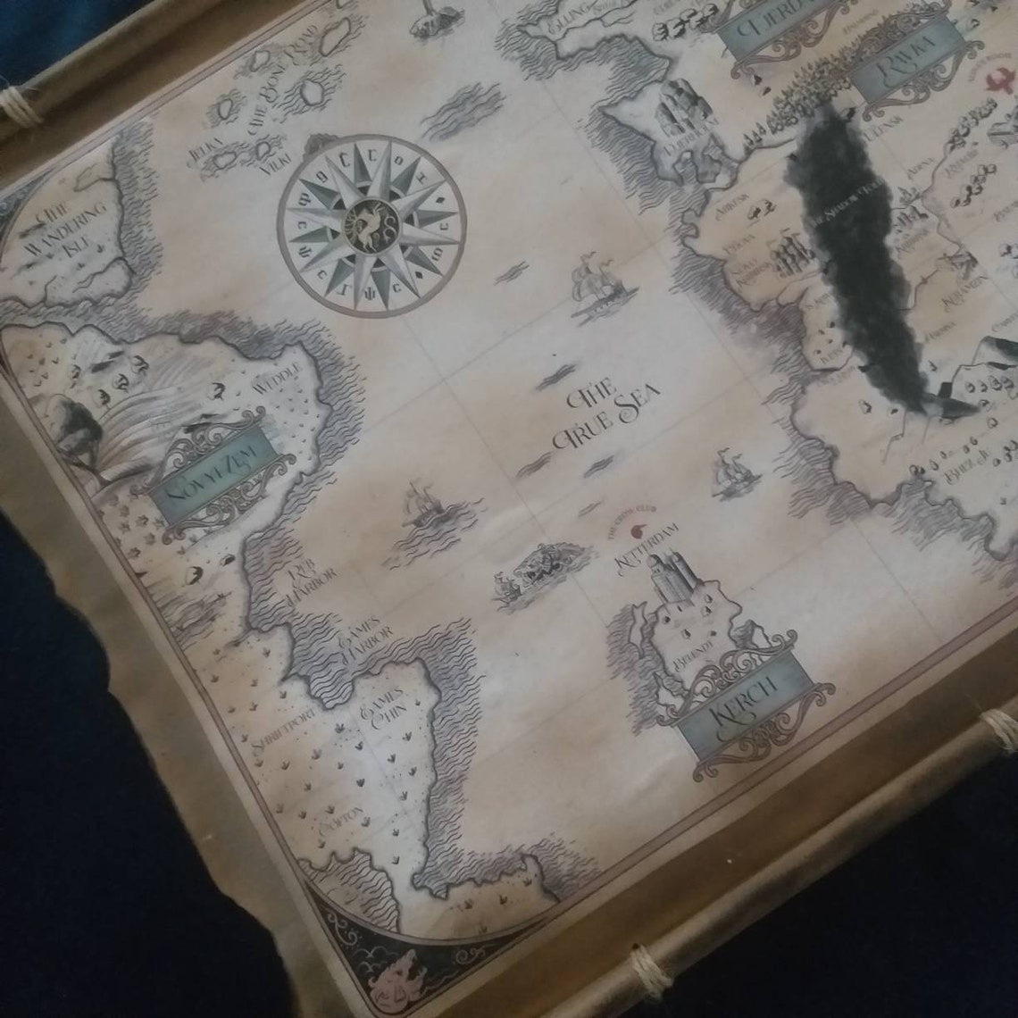 World of Grisha Map the Grishaverse Map Map of Ravka - Etsy