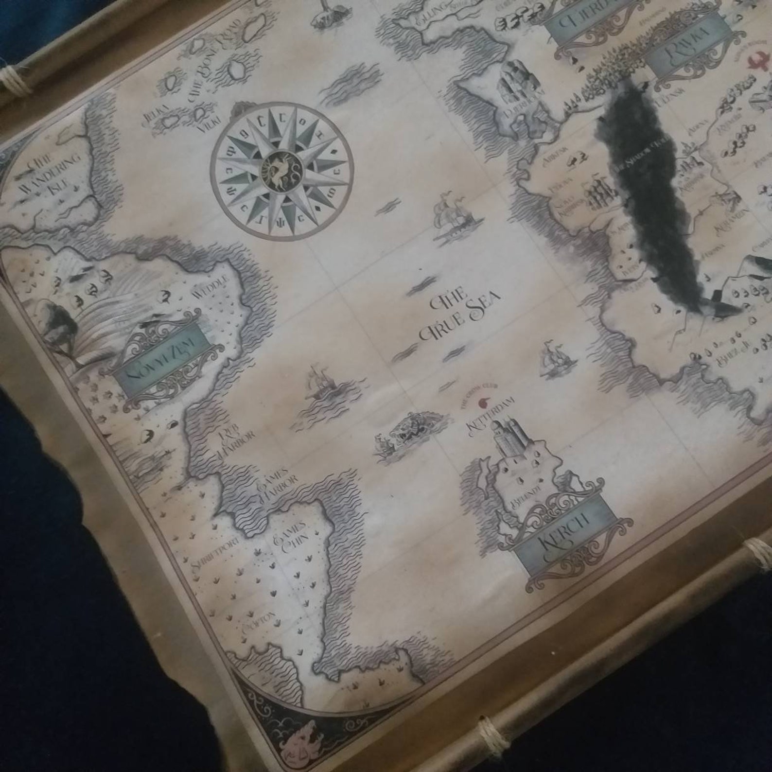 World of Grisha Map the Grishaverse Map Map of Ravka - Etsy Canada