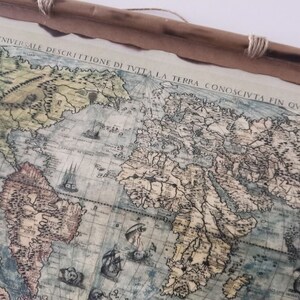 The World in 1565 Vintage Old World Map 1565 Old Map Antique ...