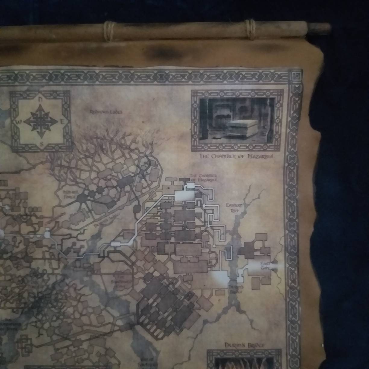 Moria Map Middle Earth Map LOTR Map of Moria Lord of the | Etsy Ireland