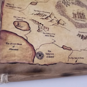 Camelot Map, Kingdoms of Camelot, Handmade Scrolls, Map of King Arthur ...