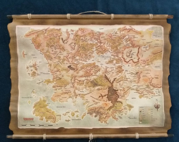 Map of Faerûn - Etsy