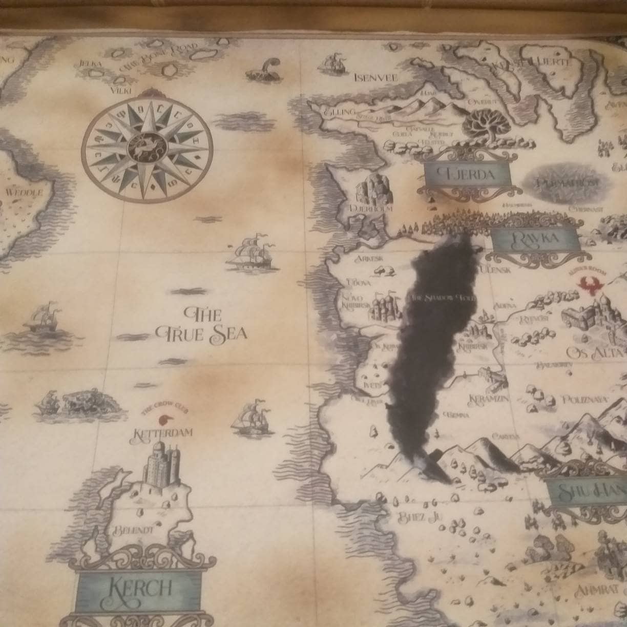 Grisha Map Ketterdam Map Map of Grishaverse Map of Ravka | Etsy