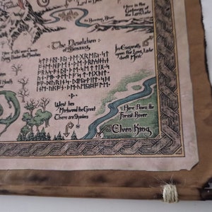 The Medieval in Middle Earth: Thror's Map Handmade Scrolls - Etsy