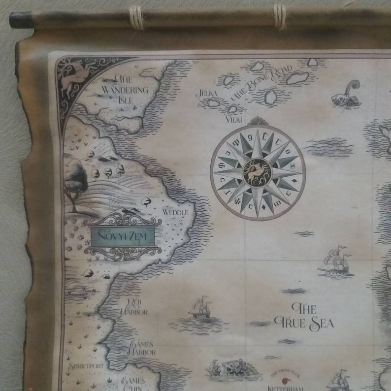 World of Grisha Map, the Grishaverse Map, Map of Ravka, Fantasy Map ...