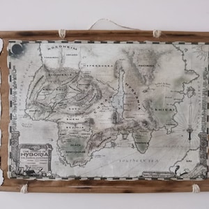 The World of Hyboria - Conan | Fantasy World Map, Conan the Barbarian ...