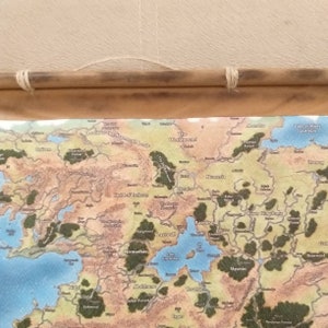 Custom Handmade Map, Custom-made Scroll, Custom Map Scroll - Etsy
