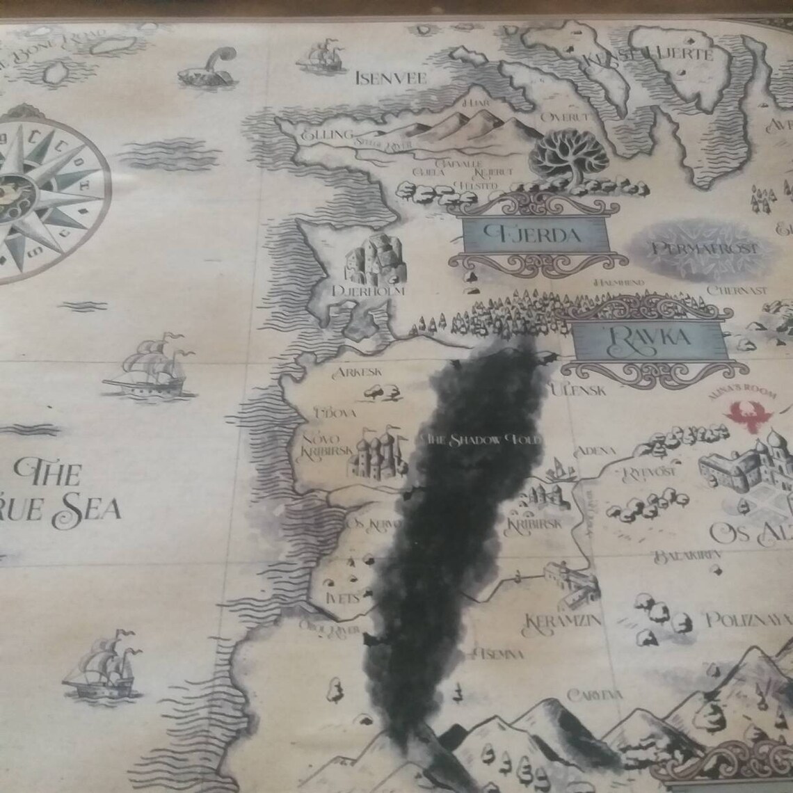 World of Grisha Map the Grishaverse Map Map of Ravka - Etsy